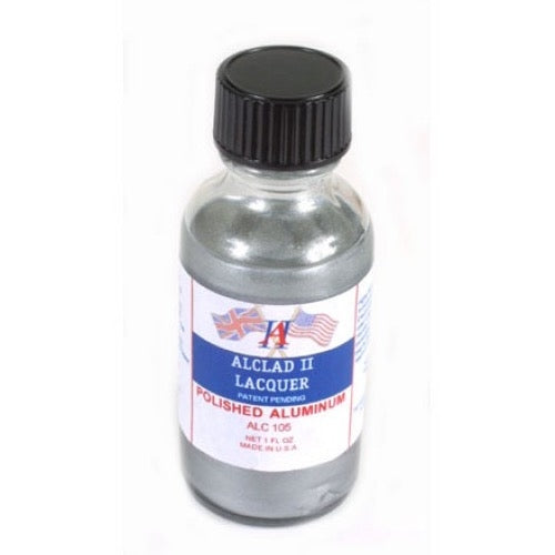 Alclad II 105 Polished Aluminium Lacquer Paint (1oz) – Metro Hobbies