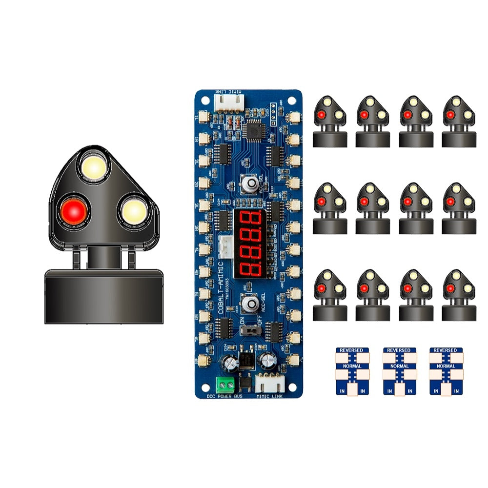 DCC Concepts DCD-MGS-BR OO 12 x 3-Light Steam Era Ground Signal with ...