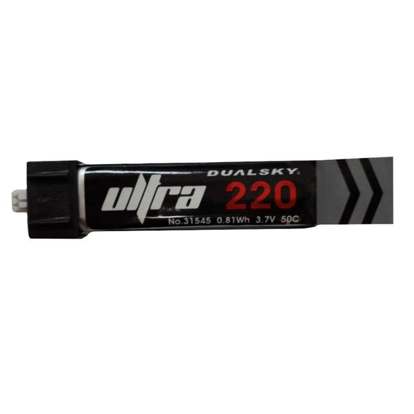 Dualsky XP02201ULT 220mAh 1S 3.7v 50C LiPo Battery UMX Plug – Metro Hobbies