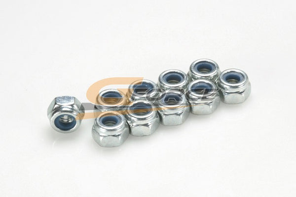 G-Force 0152-002 Nylstop Nut M3 Galvanised Steel (10 pcs) – Metro Hobbies