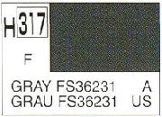 Mr Hobby (Gunze) H317 Aqueous Flat Grey FS36231 Acrylic Paint 10ml ...