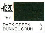 Mr Hobby (Gunze) H320 Aqueous Semi-Gloss Dark Green Acrylic Paint 10ml ...