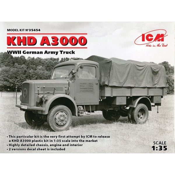 ICM 35454 1/35 KHD A3000 WWII German Truck – Metro Hobbies
