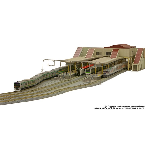 Kato 20-874-1 N Unitrack Double Track Set V15 – Metro Hobbies