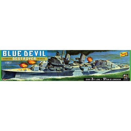 Lindberg 212 1/125 Blue Devil Destroyer without Motor – Metro Hobbies