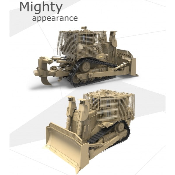 Meng SS-010 1/35 D9R Armoured Bulldozer with Slat Armor* – Metro Hobbies