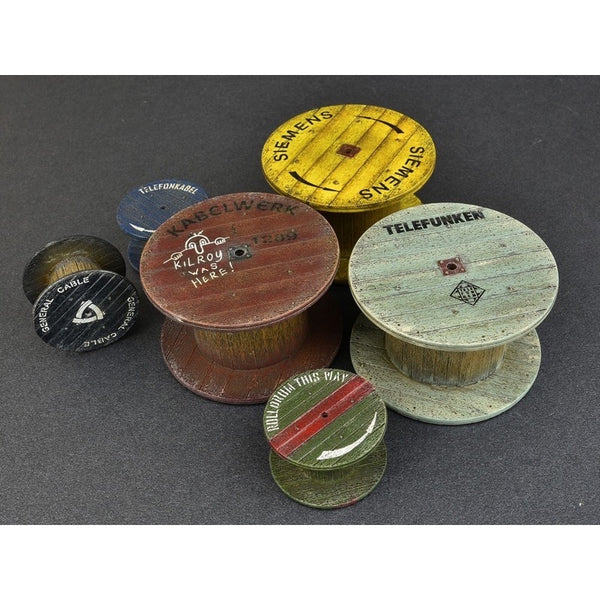 MiniArt 35583 1/35 Cable Spools – Metro Hobbies