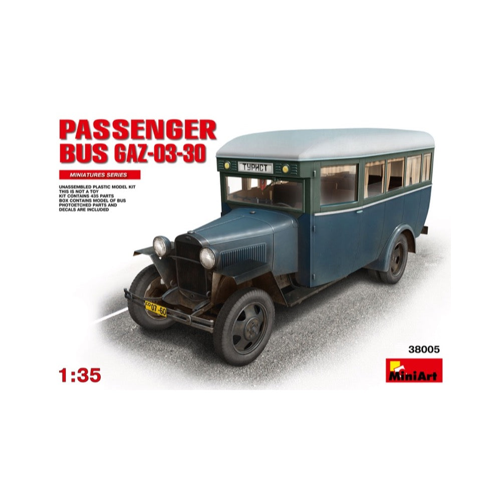 MiniArt 38005 1/35 Passenger Bus GAZ-03-30 – Metro Hobbies