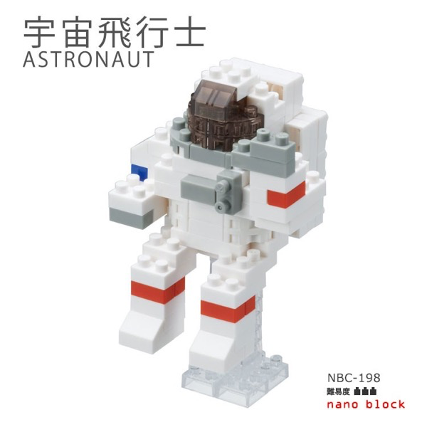Nanoblock NBC-198 Astronaut – Metro Hobbies