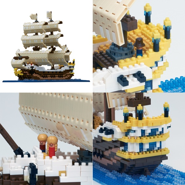 Nanoblock NB-030 Sailing Ship Deluxe – Metro Hobbies