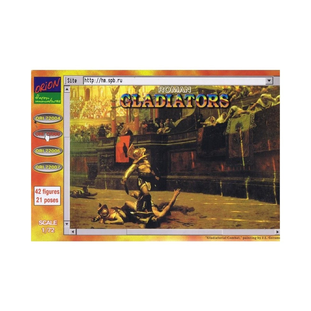 Orion Figures 1/72 Roman Gladiators – Metro Hobbies