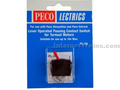 Peco PL26R Lever Operated Passing Switch Red – Metro Hobbies