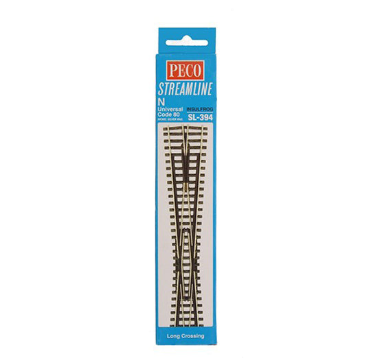 Peco SL394 N Code 80 Long Crossing | Buy Online Now at Metro Hobbies ...