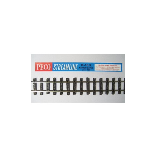 Peco SL500 O-16.5/On30 Code 100 Flexible Track Narrow Gauge Wooden ...