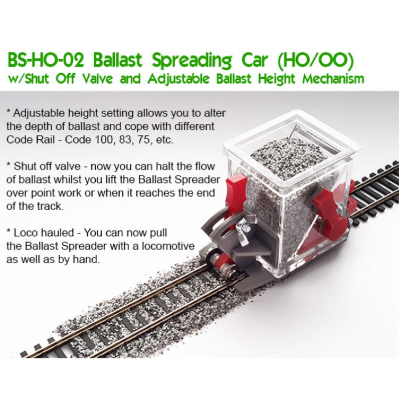 Proses BS-HO-02 HO/OO Advanced Ballast Spreader Car | Metro Hobbies ...