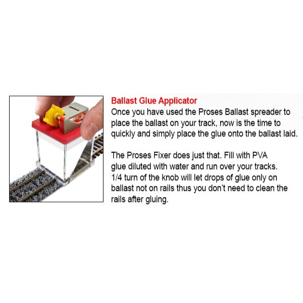 Proses BS-HO-03 HO/OO Advanced Ballast Spreader Car & Ballast Glue ...