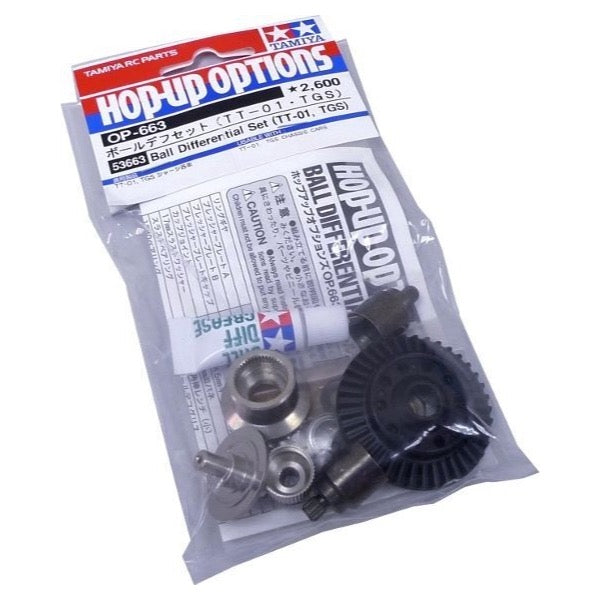 Tamiya 53663 Ball Diff Set; TT01 – Metro Hobbies