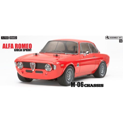 Tamiya Alfa Romeo Giulia Sprint M06 1/10 RC On Road Kit 58486 – Metro ...