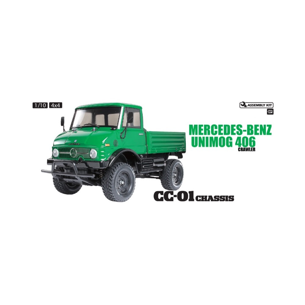 Tamiya 58457 1/10 Mercedes Benz Unimog 406 CC01 4x4 RC Off Road Kit ...