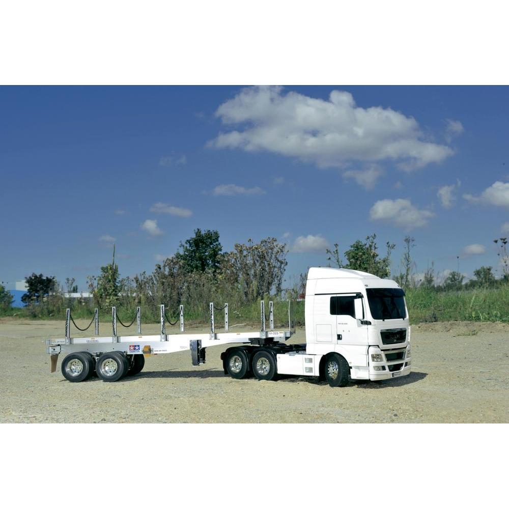 Tamiya 56306 Flatbed Semi-Trailer for 1/14 Radio Controlled Truck Kit ...